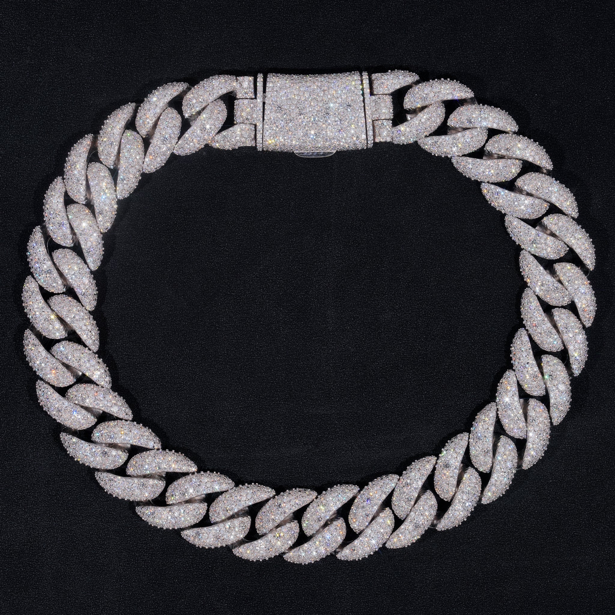 Moissanite Chain | Diamond Cuban Link Chain | CustomHipHop