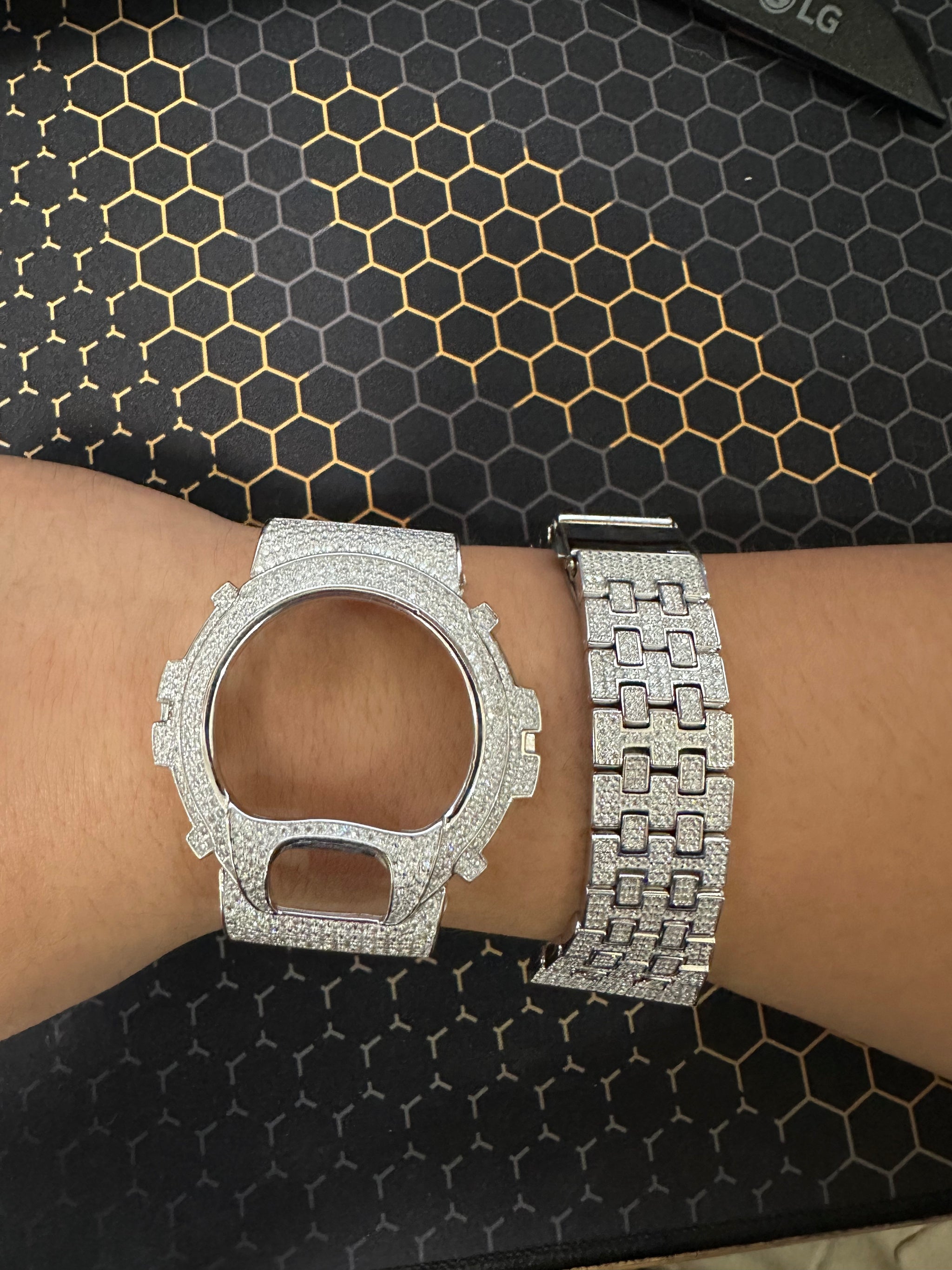 Moissanite Watches | G Shock Moissanite Watches Case | CustomHipHop